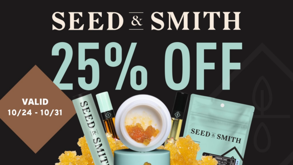 Seed & Smith 25% OFF at Rocky Road Dispensary CO